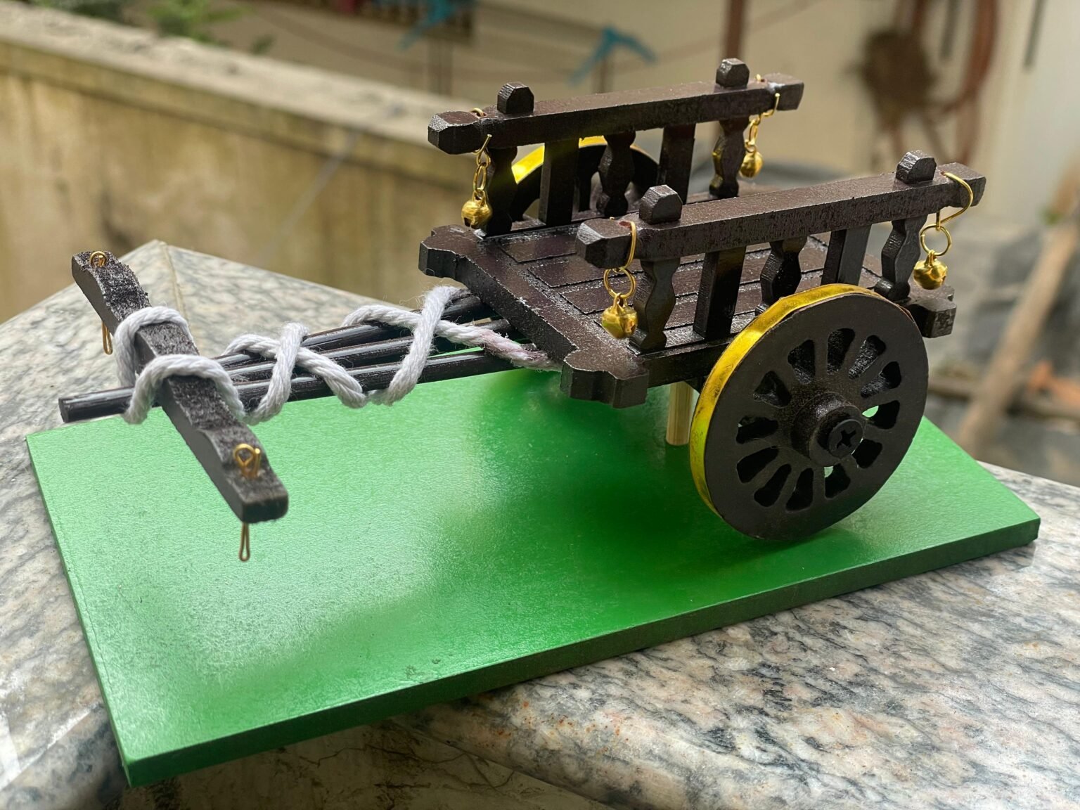 Wooden small Bullock cart - Kajva | Lights of Life | Indian Traditional ...